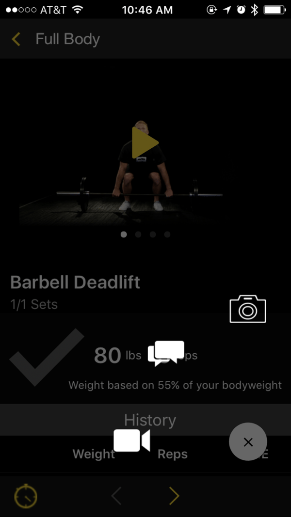 Strength Training Software: The Athlete Interface